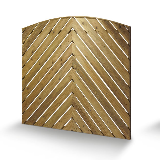 6′ x 6′ Deluxe Herringbone Fencing Panel | Atkinsons Fencing