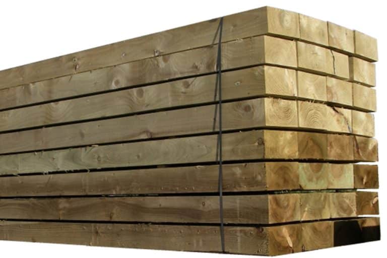 Small Sawn Sleeper 195mm x 95mm | Atkinsons Fencing